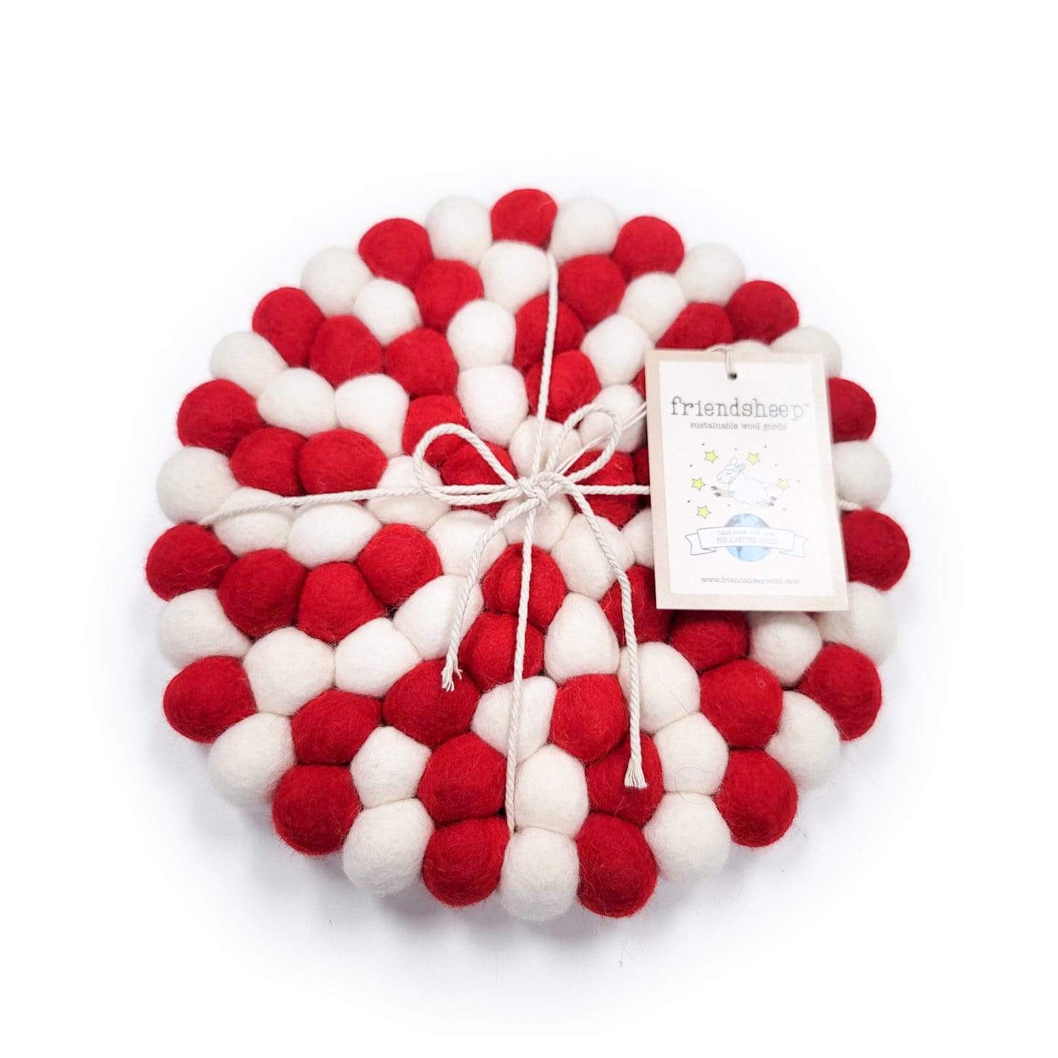 Candy Cane Eco Coasters – Bluedot Living Collection