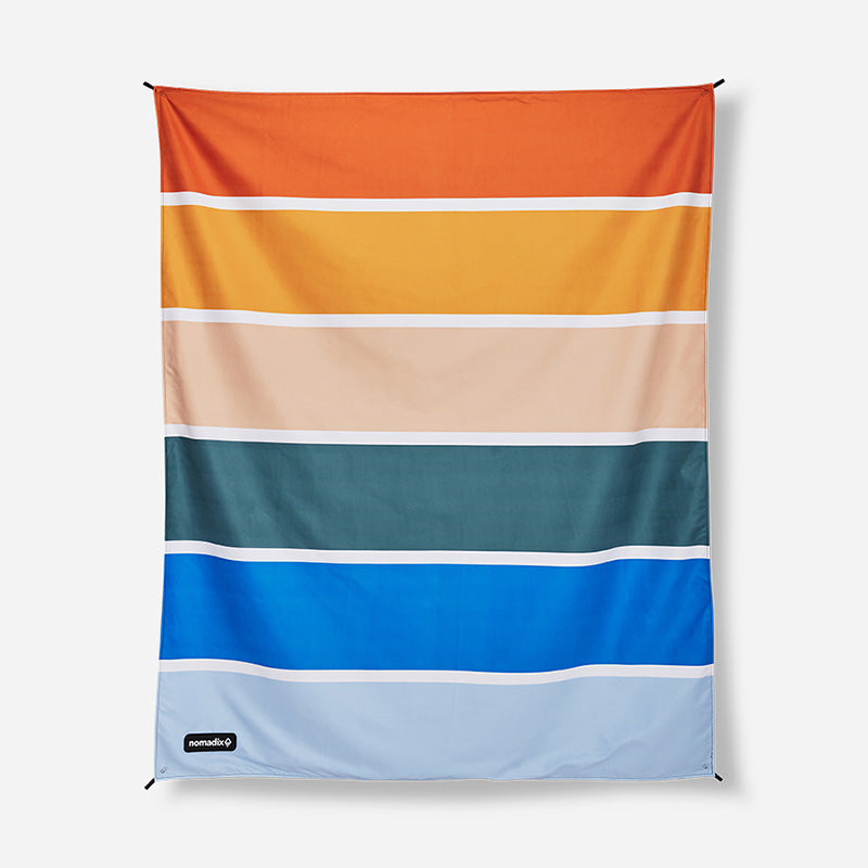 Festival Blanket: Stripes Retro – Bluedot Living Collection